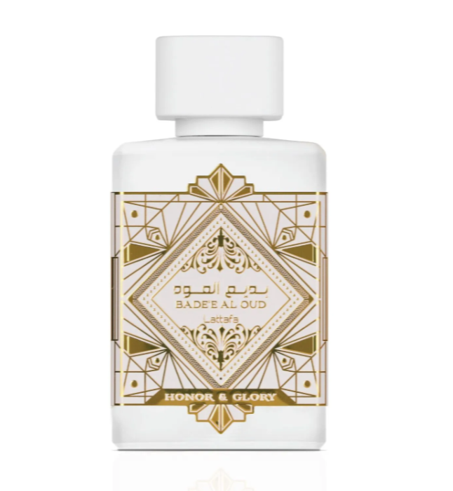 Spray Badee Al Oud Honor and Glory 100 Ml - white
